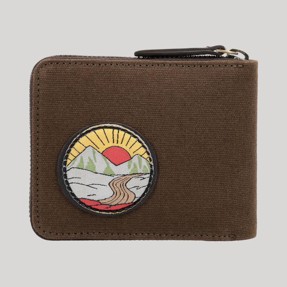 Pure Leather Men's Zip Up Wallet | The Sunrise Wallet – Studio Ek Inch